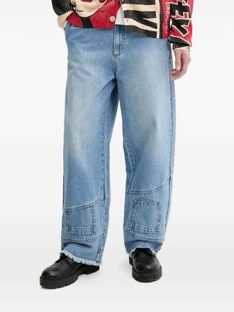 Desigual jean à bords francs - Bleu