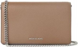 Michael Kors Femme, Sacs, Brun, Taille: ONE Size Jet Set Medium Pebbled Leather Crossbody Bag
