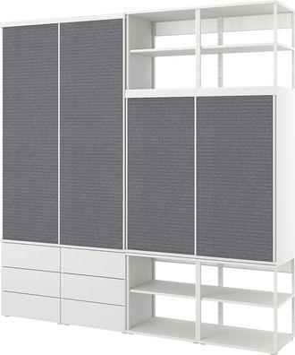 IKEA PLATSA Kleiderschrank, offen/6Schiebtü+6Tü