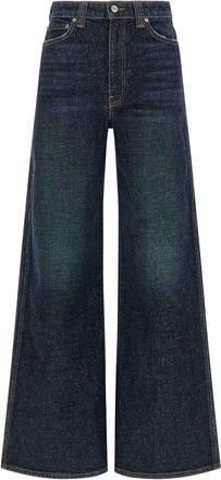 Khaite Schlagjeans - Blau