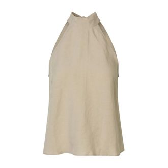 Sams&oslash;e & Sams&oslash;e Stylisches Sarheo TOP f&uuml;r Frauen - - Tops - Damen - Beige - XS