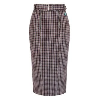 Trussardi Karierter Midirock - - Skirts - Damen - Mehrfarbig - S