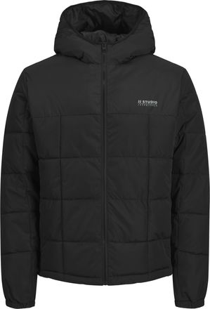 Jack & Jones Herren Jjben Square Hood Jacket Steppjacke, Schwarz, L