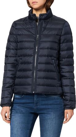 Marc O'Polo Damen 001098870003 Jacke, Blau (Night Sky 881), (Herstellergr&ouml;&szlig;e: 34)