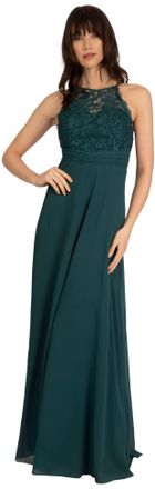 Apart Fashion Abendkleid aus Chiffon und Spitze, gr&uuml;n Petrol, S