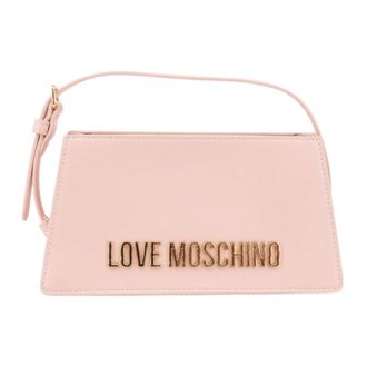 Love Moschino Schultertasche mit Logo-Schriftzug - - Bags - Damen - Rosa - ONE SIZE