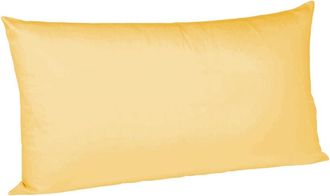 Fleuresse Fleuresse Colours Kissenbezug, Mako Satin, Goldgelb, 50 x 80 cm
