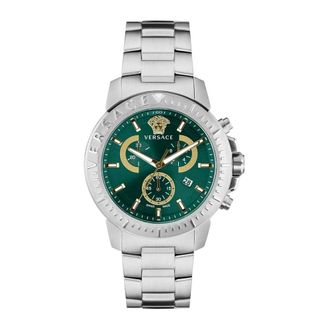 Versace NEW Chrono Chronograph Uhr - - Accessories - Herren - Grau - ONE SIZE