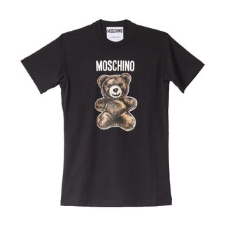 Moschino Adrian Bear T-shirt - - Tops - Damen - Schwarzk - S