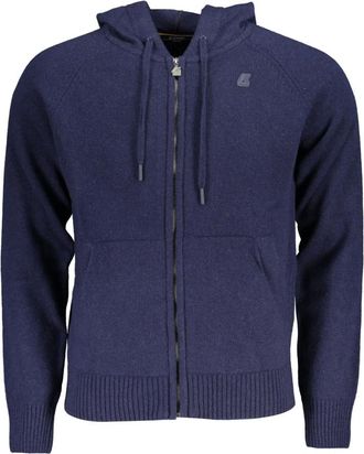 K-Way Homme, Sweatshirts et sweats &agrave; capuche, Bleu, Taille: S Marcy Lambswool Jacket