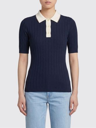 Brunello Cucinelli Polo BRUNELLO CUCINELLI Femme couleur Bleu