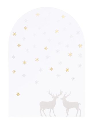 R&auml;der Winterhimmelkarte Rentiere