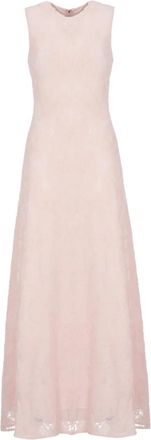 Rotate Rotate Birger Christensen, Femme, Robes, Rose, Taille: 42 FR Robe Maxi Zipp&eacute;e Sans Manches