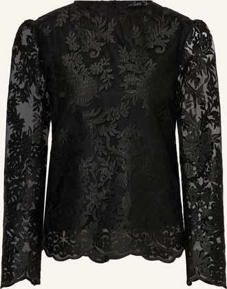 van Laack Van Laack Blusenshirt Vl-Tanimas-Xx Aus Spitze schwarz