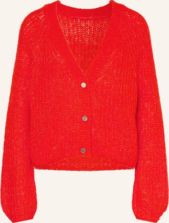 Comma Comma Strickjacke rot
