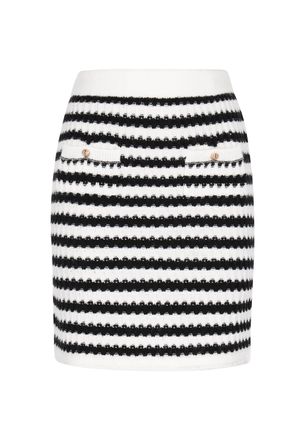 Faina Rock Frauen cremewei&szlig; schwarz