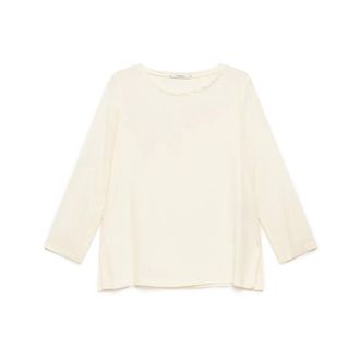 Maliparmi Maliparmi, Femme, Blouses et Chemises, Beige, Taille: 38 FR Chemise Fluide en Cr&ecirc;pe
