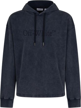 Off-white Homme, Sweatshirts et sweats &agrave; capuche, Bleu, Taille: L Loose Sweat &agrave; capuche Night Sky
