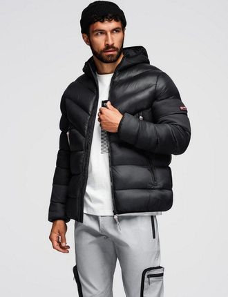 Ombre Steppjacke Moderne Steppjacke f&uuml;r Herren aus kombinierten Materialien