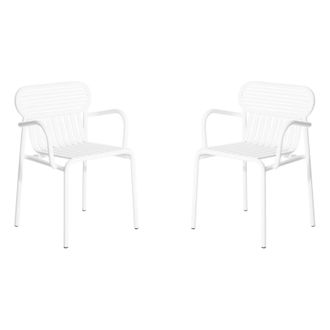 PETITE FRITURE Chaise Week-end avec accoudoirs - Set de 2 Petite friture