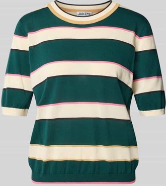 Jake*s Casual Slim Fit Pullover aus reiner Baumwolle