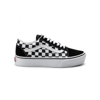 Vans Schwarze Karo-Plattform Sneakers - - Shoes - Damen - Schwarzk - 38 1/2 EU