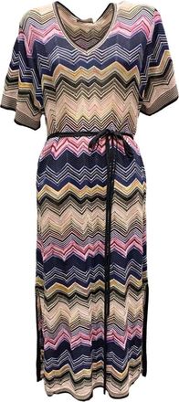 Oui Femme, Robes, Multicolore, Taille: 40 FR Kleid