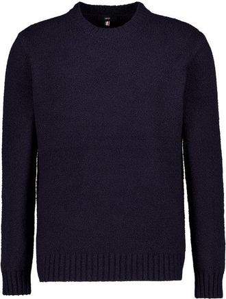 Cinque Herren Pullover blau Baumwolle unifarben