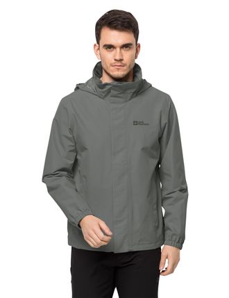Jack Wolfskin 1111142 Wetterschutzjacke, Gecko Green, S