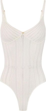 Elisabetta Franchi Top - Cr&egrave;me