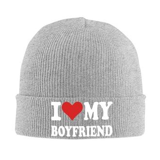 Generic Jadore Mon Petit Ami Sexy Femme Homme Bonnet De Trawler Coupe-Vent Bonnets Hiver Souple Bonnets Tricot&eacute; pour Sport Jogging Course &Agrave; Pied