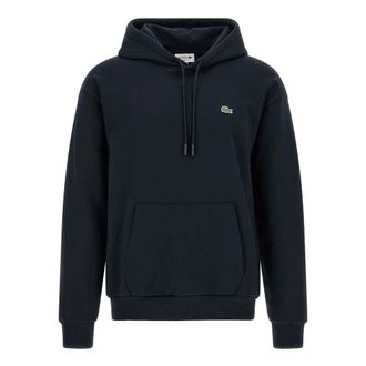 Lacoste Homme, Sweatshirts et sweats &agrave; capuche, Bleu, Taille: XL Sweat &agrave; capuche coupe d&eacute;contract&eacute;e avec &eacute;cusson logo