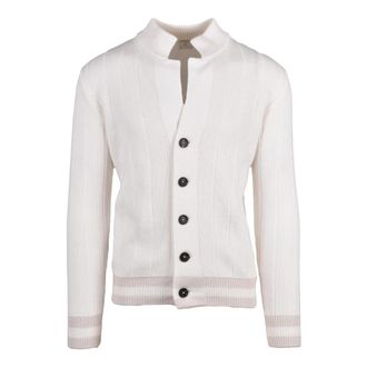 Eleventy Strickjacke mit Kn&ouml;pfen - - Knitwear - Herren - Wei&szlig; - S