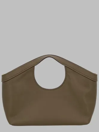 Michael Michael Kors Womens Tote Bag Haddie Green Leather Handbags Hand