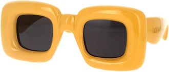 Loewe unisex, Accessoires, Jaune, Taille: 41 MM Lunettes de soleil carrées