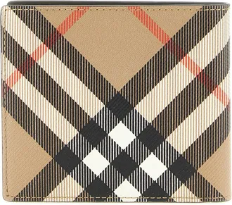 Burberry Burberry Check Coated Canvas Wallet - Beige