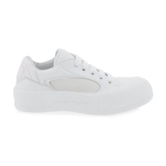 Alexander McQueen Court Sneaker mit gerippeltem Detail - - Shoes - Damen - Wei&szlig; - 40 EU