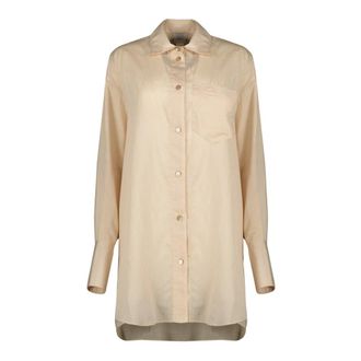 Patou Oversize Gestreiftes Seidenhemd - - Blouses & Shirts - Damen - Mehrfarbig - S