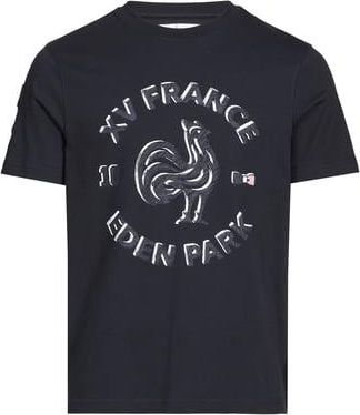 Eden Park Rundhals-T-Shirt - Blau