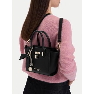 Nine West Handtasche Nine West CEO-Chelsea-Charm-I-LX10187 Schwarz