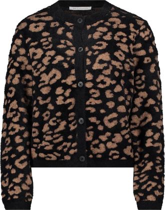 Betty & Co Strick-Cardigan mit Jacquard - - Knitwear - Damen - Schwarzk - 2XL