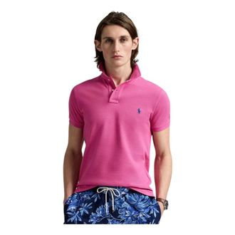 Ralph Lauren Cotton Piqu&eacute; Slim Fit Polo - - Tops - Herren - Rosa - S