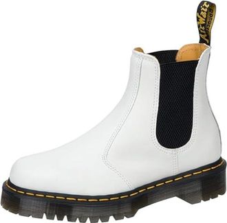 Dr. Martens Bottines Chelsea 2976 Unisexe, BLANC, 5 Women/4 Men