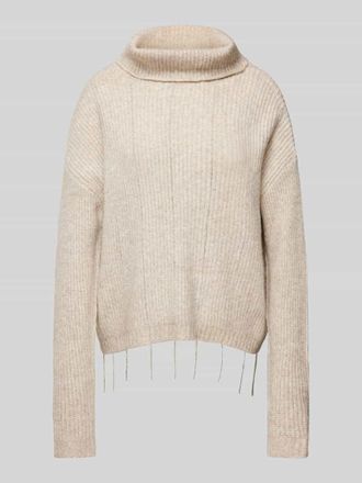 Oui Strickpullover mit Rollkragen