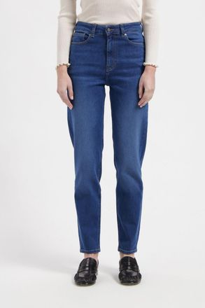 Mud Jeans Damen vegan Jeans High Tapered Mams Stone Indigo