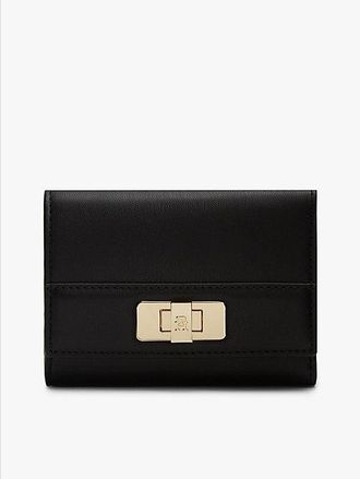 Tommy Hilfiger Portefeuille Modern 3 volets TH &agrave; fermoir Turn Lock