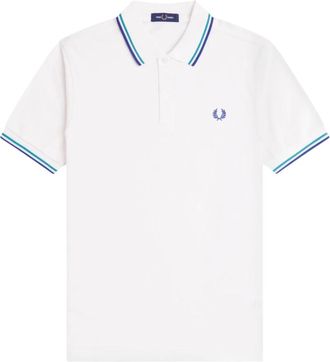 Fred Perry Homme, Tops, Blanc, Taille: M M3600 Polo
