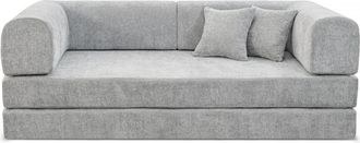 Habitat et Jardin 3-Sitzer-Schlafsofa Elior aus Strukturiertem Stoff - Grau