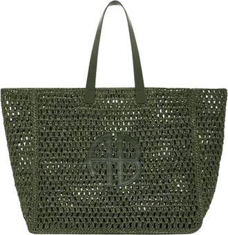 Anine Bing Femme, Sacs, Vert, Taille: ONE Size Rio Large Tote