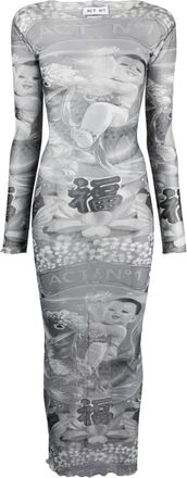 Act N&deg;1 Femme, Robes, Gris, Taille: 42 FR Maxi Robes